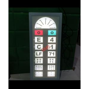 Jual Snellen Chart Electric Remote/Alat Test Mata Elektrik/Snelen Chart ...
