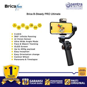 Promo Brica B-Steady PRO Ultimate 3-Axis Gimbal Selfie Stick Stabilizer ...