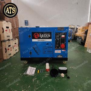Jual ready genset silent 10 kva maks 7500 watt 3 phase diesel generator ...