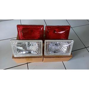 Jual stop lamp truck kotak merah putih lampu rem bus kotak 12 pogkda ...
