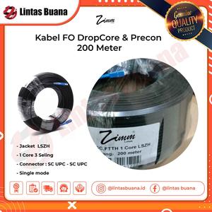 Jual Kabel Drop Core Fiber Optik/Kabel Precon FO 200 Meter - Jakarta ...