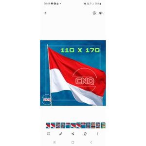 Jual ASLI Bendera merah putih ukuran 110cm x 170 cm READY STOCK - Kota ...