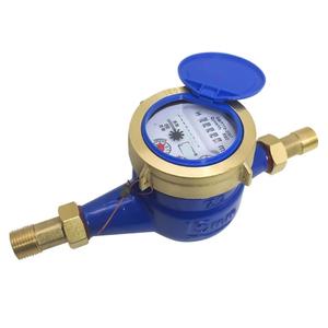 Jual Dn15 Water Meter Heavy Duty Brass Flow Measure Tap Cold Water ...