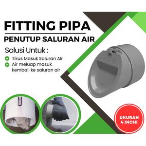 Jual penutup pipa got pembuangan / sambungan paralon air 4 inch besar ...