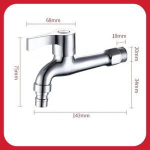 Jual Keran Dinding Panjang 15Cm Stainless Kran Taman Kamar Mandi Masjid ...