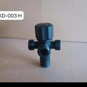 Jual Stop kran Closet cabang 3 Stainless Hitam LIVE!! - Stainless ...