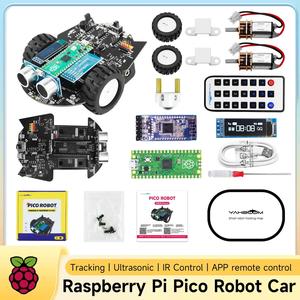 Jual Raspberry Pi Pico Robot Car DIY Robotic Electronic Kit Education ...