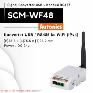 Jual Autonics SCM-WF48 Signal Converter USB RS485 Wifi Serial ...