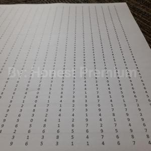 Jual Tes Kraepelin / Kertas Kraepelin Psikotes A3 - 1 sisi - bolak ...