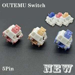 Jual Outemu Switches Silent Cream Peach Mechanical Keyboard Switch 5Pi ...