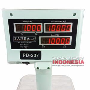 Jual Timbangan Digital Panda Scale 60Kg 5G Timbangan Laundry Buah Paket ...