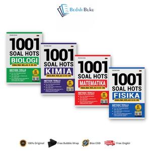 Jual AG - 1001 SOAL HOTS FISIKA SMA KELAS X-XI-XII, 1001 SOAL HOTS KIMIA - MATEMATIKA - Kota ...