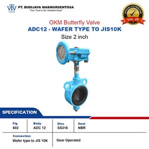 Jual OKM Butterfly Valve ADC 12 NBR - 2 Inch - Jakarta Barat - Pusat ...