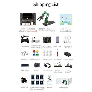 Jual NT Robot Arm Building Learning Kit for Jetson Nano 4GB 6DOF AI ...