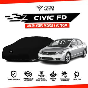 Jual Cover Mobil Honda Civic FD / Sarung Mobil Civic FD - Abu Hitam ...