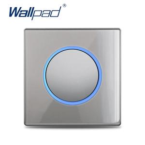 Jual Wallpad 1 2 3 4 Gang Wall Light Switch Crossover Pass Through Grey ...