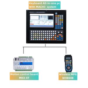 Jual Mach3 Cnc Controller Kit With Control Panel Motion Board And Mpg ...