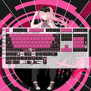 Jual Mori Calliope Keycaps Hololive Vtuber Key Cover PBT DYE ...