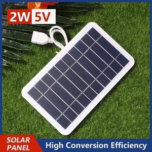 Jual 5V 400mA Solar Panel 2W Output USB Outdoor Portable Solar System ...