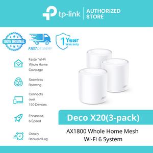 Jual TP Link Deco X20 1/2/3 Pack AX1800 Wi Fi 6 System Wireless WiFi ...