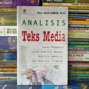 Jual Analisis Teks Media Suatu Pengantar - ALEX SOBUR - Kab. Tangerang ...