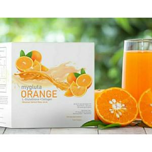 Jual MYGLUTA RASA JERUK - MINUMAN GLUTATHIONE COLLAGEN SUPLEMEN ...