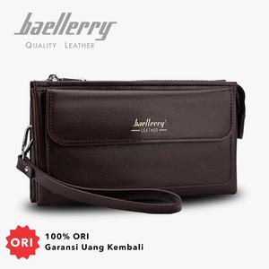 Promo Tas Tangan Pria Handbag Clutchbag Cowok Kulit PU BAELLERRY S1153 ...