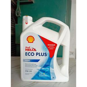 Jual Oli Mesin Shell Helix Eco Plus Lcgc 5W-30 Galon 3 Liter Scan ...