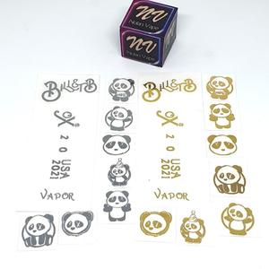 Jual STICKER DECAL BILLET BOX WICK'D PANDA NICKEL/METAL STIKER BB ...
