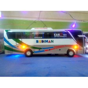 Jual Produk Miniatur bus bis Budiman + Lampu Barang Berkwalitas ...