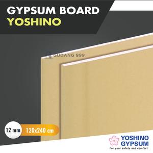 Jual GIPSUM YOSHINO 12mm /GYPSUM YOSINO PARTISI PLAFON GIPSUM 1,2 x 2,4 ...