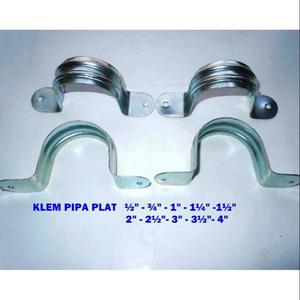 Jual Produk Klem Pipa Plat 1"/ Pipe clamp/Klem Pipa Plat / Clamp Pipa ...