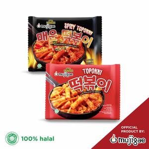Promo BUNDLE - Mujigae Topokki 170gr dan Mujigae Spicy Topokki 195gr ...