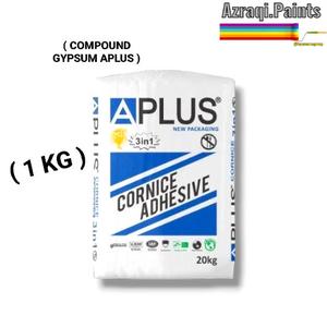 Jual KOMPON GIPSUM APLUS ( 1 KG ) ECERAN / COMPOUND GYPSUM CORNICE ...