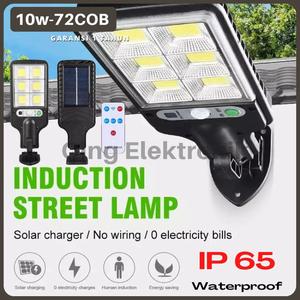 Jual Lampu Led Jalan PJU Sensor Gerak Solar Panel Lamp Remote Control ...