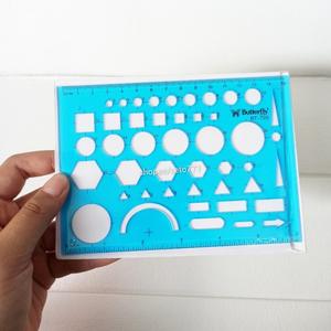 Jual Penggaris Bentuk Segitiga Kotak Lingkaran Bidang Datar Mal Segi ...