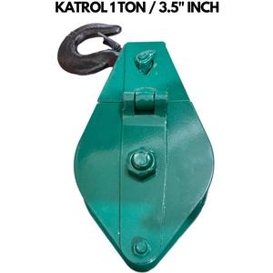 Jual Produk KATROL TIMBA SUMUR 1 TON/Pulley Block Katrol Kapal Kerekan ...