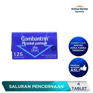 Promo COMBANTRIN 125 MG STRIP 4 TABLET / OBAT CACING / KIMIA FARMA ...