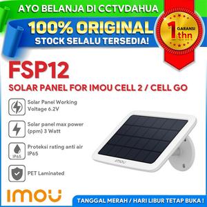Promo IMOU FSP12 SOLAR PANEL FOR IMOU CELL 2 / CELL GO MICRO USB 6.2V ...