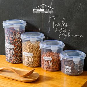 Promo MH TOPLES TABUNG PENYIMPANAN MAKANAN DAN SNACK BULAT ANTI BOCOR ...