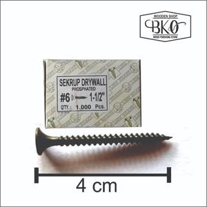 Jual Skrup gypsum kayu 6*1, 1/2 (4cm) merk lion sekrup kayu - Jakarta ...