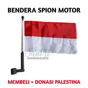 Jual Bendera Motor Merah Putih / Bendera Indonesia Spion Motor ...
