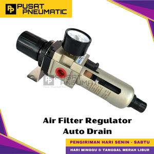 Jual AW 4000-04D Air Filter Regulator Auto Drain 1/2 Inch AW 4000 04D ...