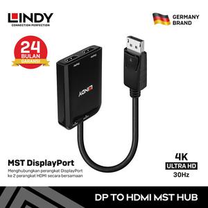 Jual MST Hub 2 Port LINDY DisplayPort to Dual HDMI - Jakarta Barat ...