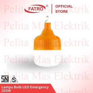 Jual FATRO Lampu Bulb LED Emergency 150W / Lampu Indoor Outdoor 100W ...