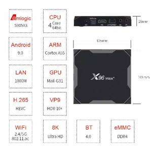 Jual android smart tv box x96 max plus 4g Int 32g 8k bluetooth full app ...