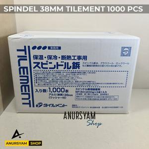 Jual Spindel Pin 38 mm Merk TILEMENT 1 Dus 1000 Pcs + Adhesive 3 Tube ...