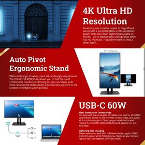 Jual Monitor LED 27" ViewSonic VP2756-4K |UHD|100% sRGB|IPS|Pantone|USB ...