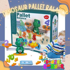 Jual Mainan Edukasi Anak Timbangan Dinosaur Pallet Balance Matematika ...