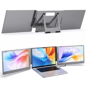 Jual dual monitor, dual screen monitor for Laptop, 14'' Dual Screen ...